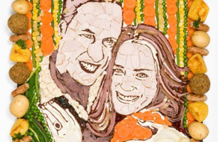 The Royal Wedding Portrait Made of Food - Complete Coverage - The Royal ...