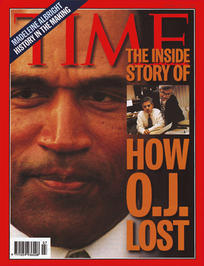 TIME Magazine Cover: O.J. Simpson - Feb. 17, 1997 - O.J. Simpson ...