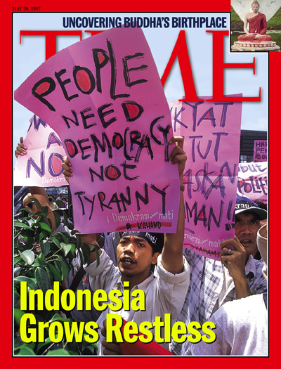 TIME Magazine Cover: Indonesia Grows Restless - May 26, 1997 ...