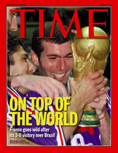 TIME Magazine Cover: On Top Of The World - July 20, 1998 - World Cup ...