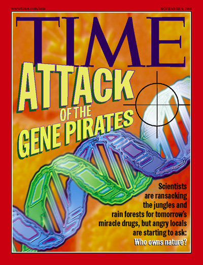 TIME Magazine Cover: Attack Of The Gene Pirates - Nov. 9, 1998 - Genes ...