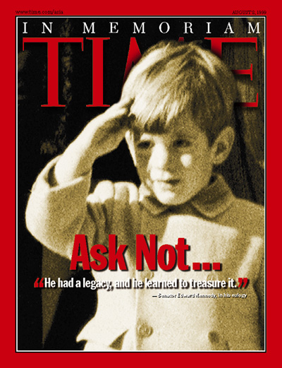 TIME Magazine Cover: John F. Kennedy Jr. - Aug. 2, 1999 - Kennedys ...