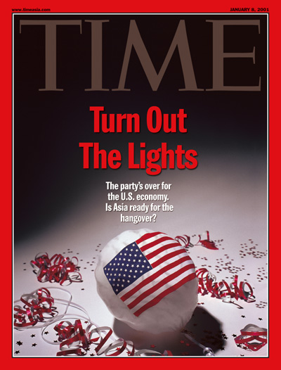 TIME Magazine Cover: Turn Out the Lights - Jan. 8, 2001 - Economy ...