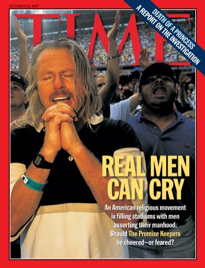 TIME Magazine Cover: Real Men Can Cry - Oct. 13, 1997 - praying ...