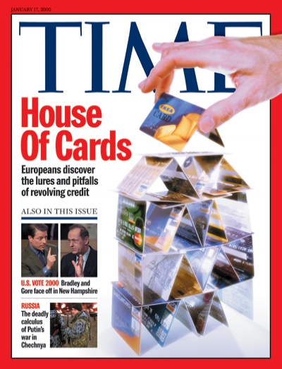 TIME Magazine Cover: House of Cards - Jan. 17, 2000 - Europe - Finance ...